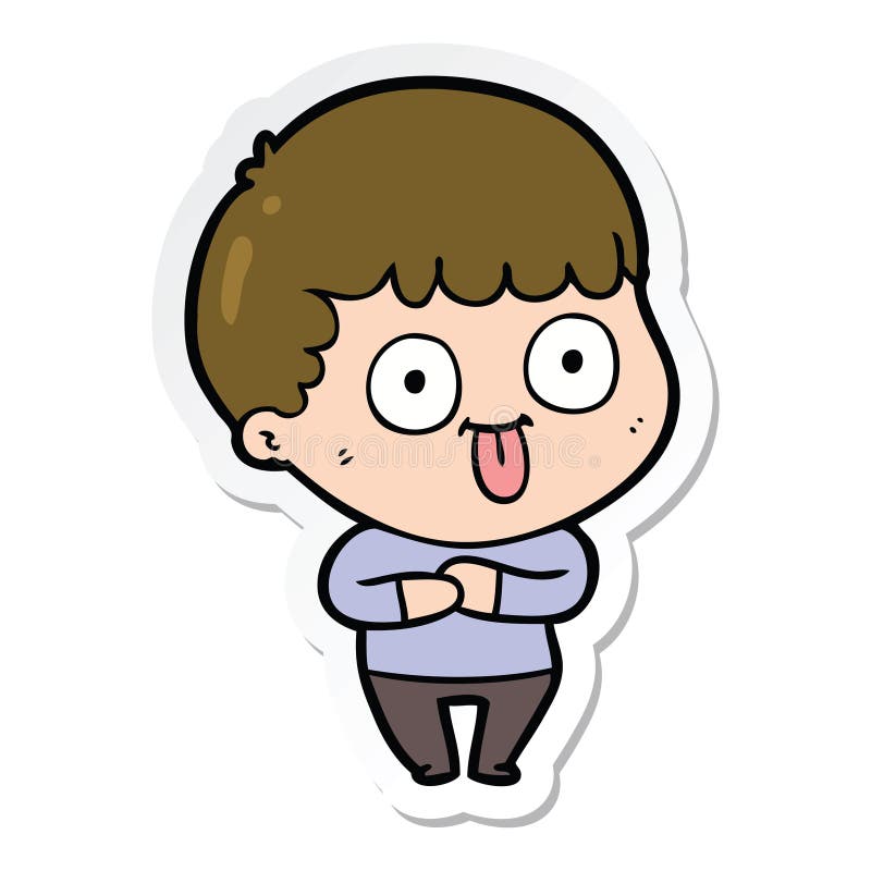 Dumb Stupid Staring Unintelligent Kid Child Man Male Boy People Cartoon ...
