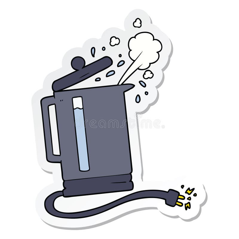 Boiling Kettle Cartoon Stock Illustrations – 1,351 Boiling Kettle ...