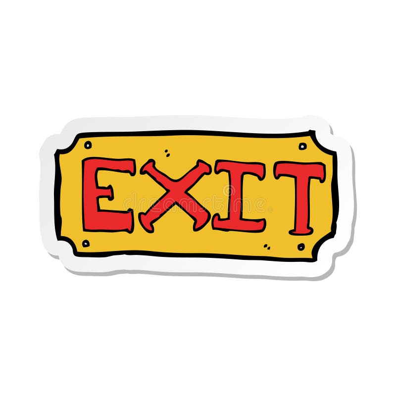 Cartoon Exit Stock Illustrations – 7,326 Cartoon Exit Stock ...