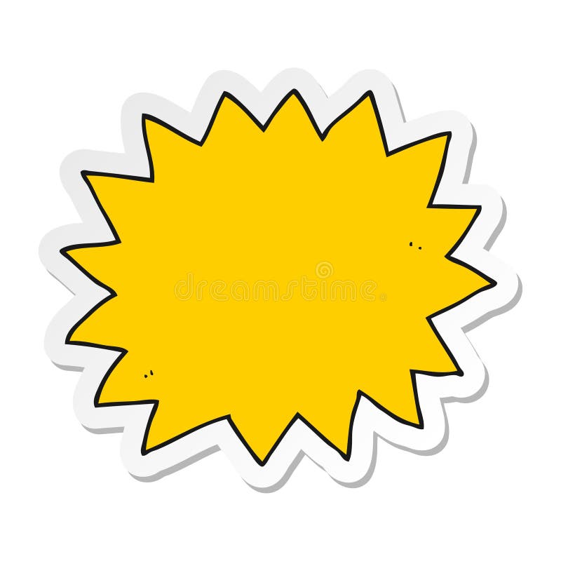 Cartoon explosion symbol stock vector. Illustration of cartoon - 38069305