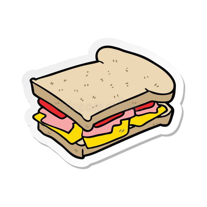 Cartoon Sandwich Stick Stock Illustrations – 470 Cartoon Sandwich Stick ...