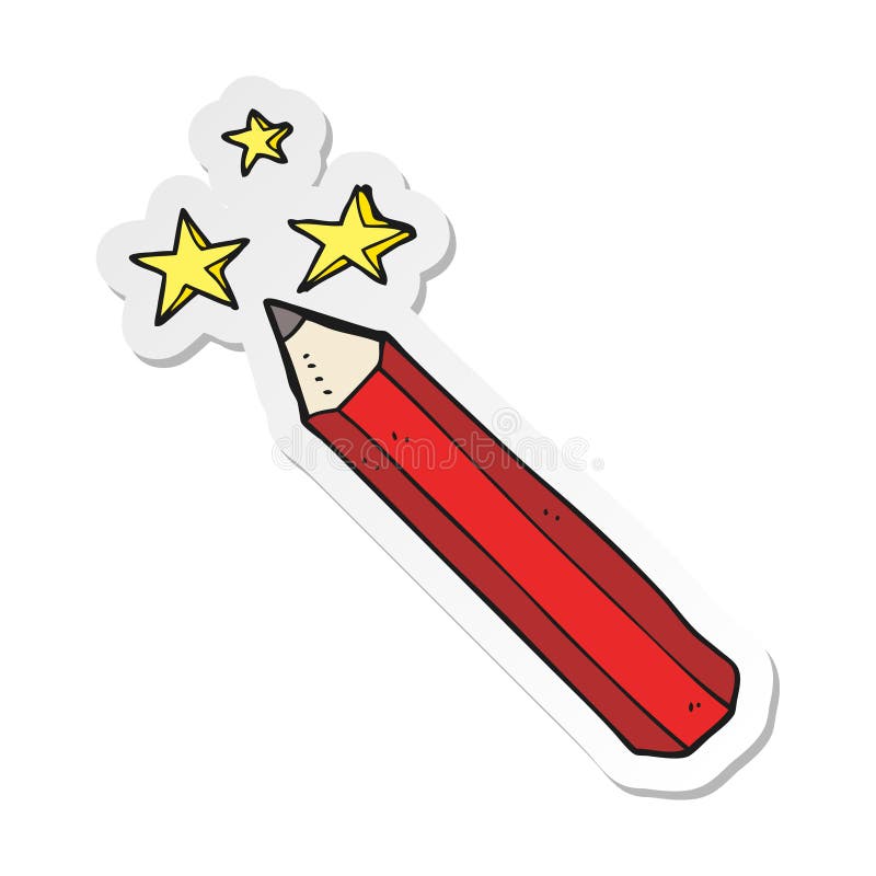 Magic pencil stock vector. Illustration of writing, background - 22543295