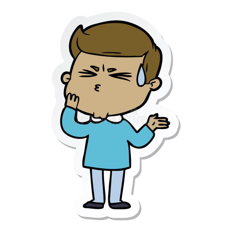 Stick Man Sweating Stock Illustrations – 198 Stick Man Sweating Stock ...