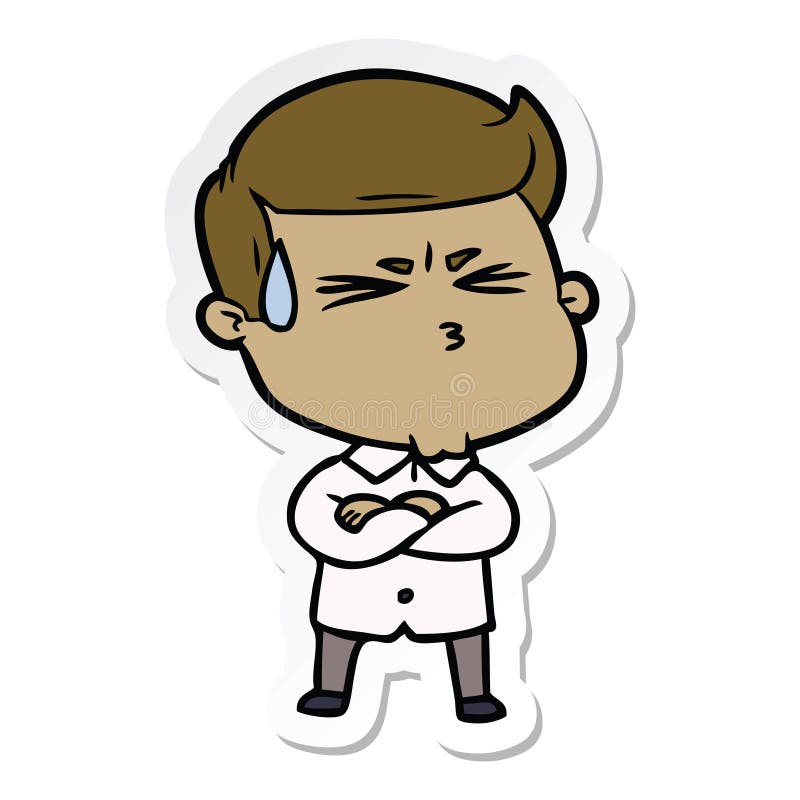 Stick Man Sweating Stock Illustrations – 198 Stick Man Sweating Stock ...