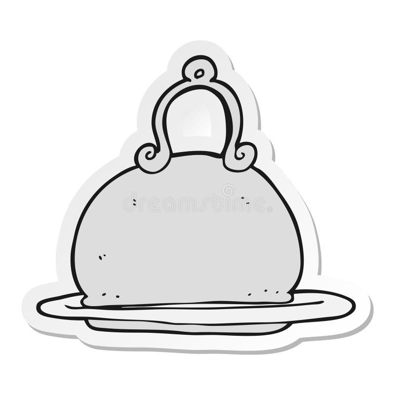A Creative Sticker of a Cartoon Meal Dish Stock Vector - Illustration ...