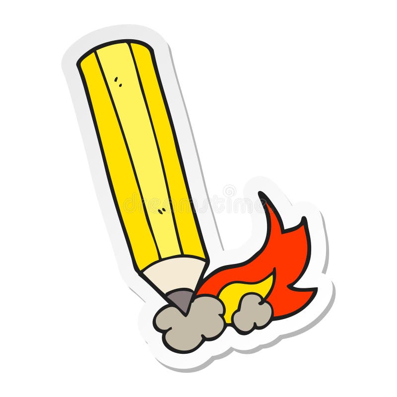 Writing Pencil Cartoon Stock Illustrations – 6,208 Writing Pencil ...
