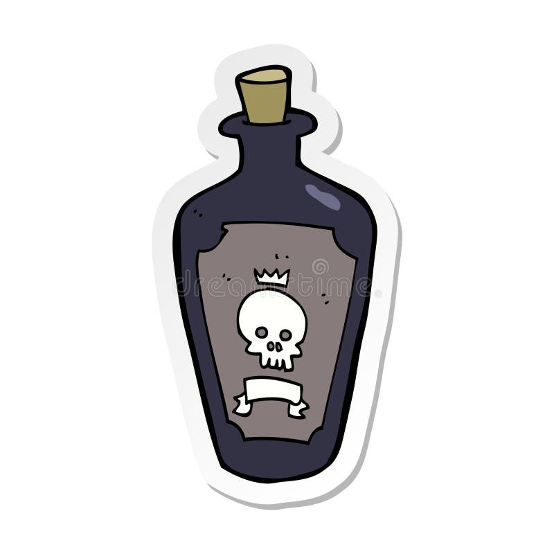 Cartoon poison toadstool stock vector. Illustration of drawn - 38052681