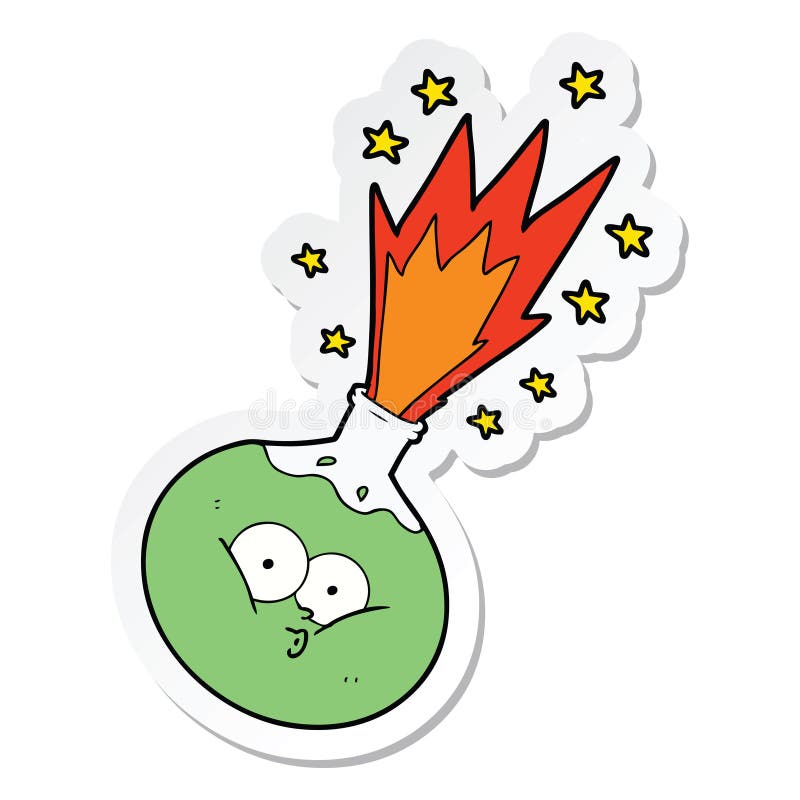 Cartoon Man With Exploding Head Stock Vector - Illustration of doodle ...