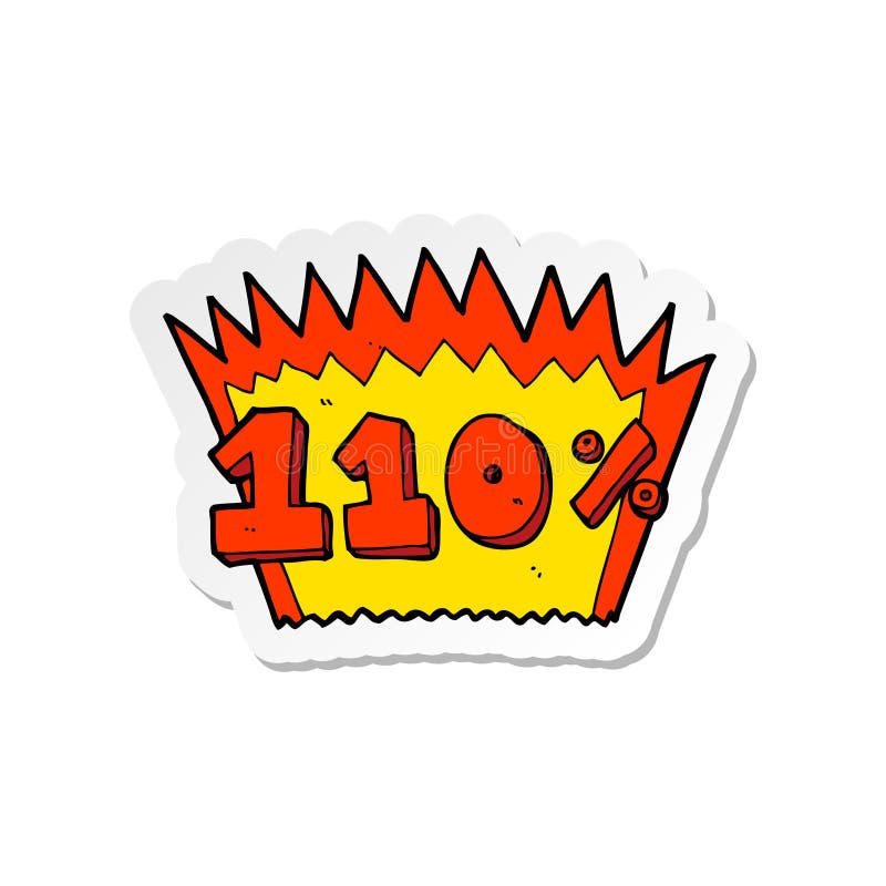 110 Percent Stock Illustrations – 44 110 Percent Stock Illustrations ...