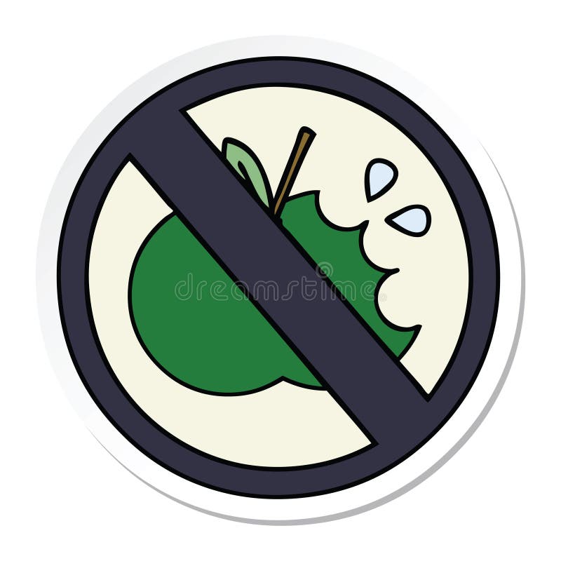 Cute No Food Sign Stock Illustrations – 396 Cute No Food Sign Stock ...