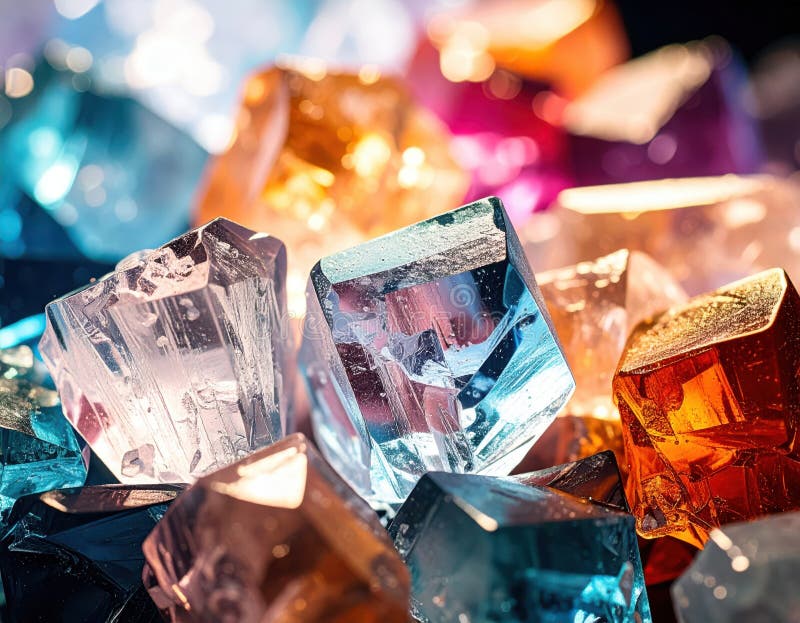 Macro Texture of Crystallized Perfume Captured Still Life Composition ...