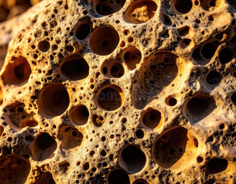 Macro Texture of Desert Rock with Still Life Composition Stock ...