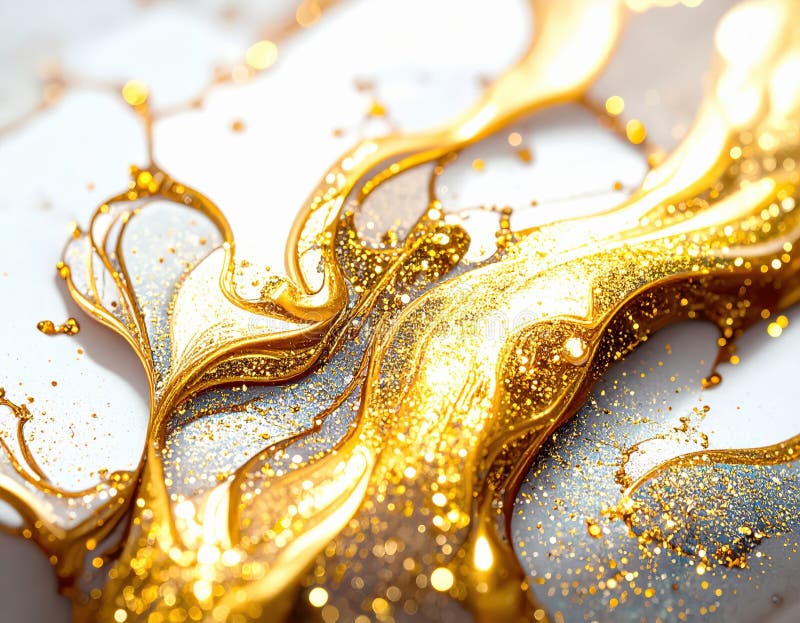 Macro Texture of Glitter Slime Dried Still Life Composition Stock ...