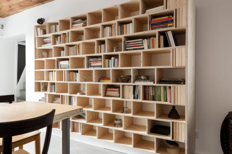 A Creative Storage Solution in the Form of a Bookshelf Built into the ...