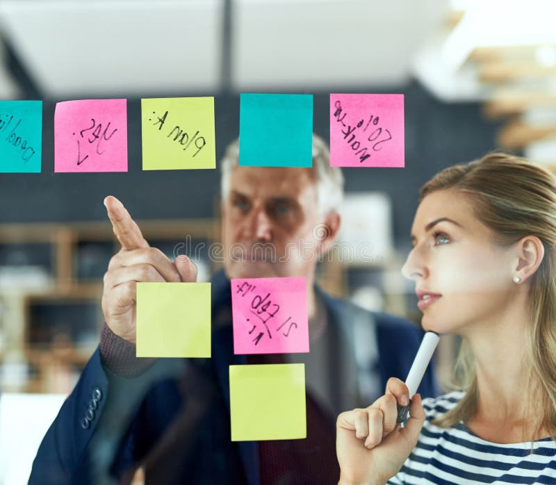 Creative Strategizing, How the Pros Do it. Two Colleagues Having a ...