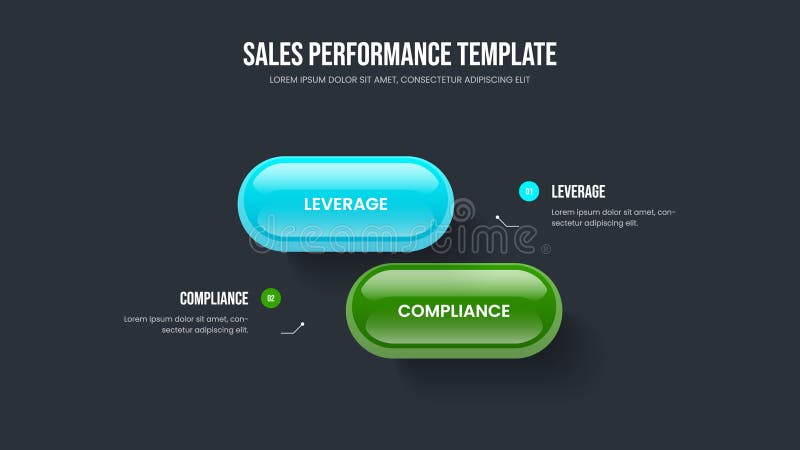 Advertising Showcase Two Element Diagram Frame Design. Stock Vector ...