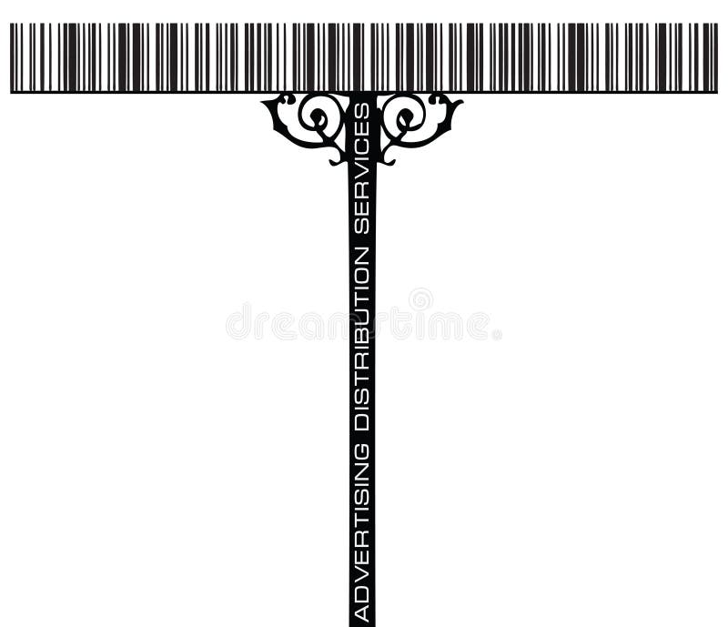 Creative Street Signs Advertising Distribution Services Stock Vector ...