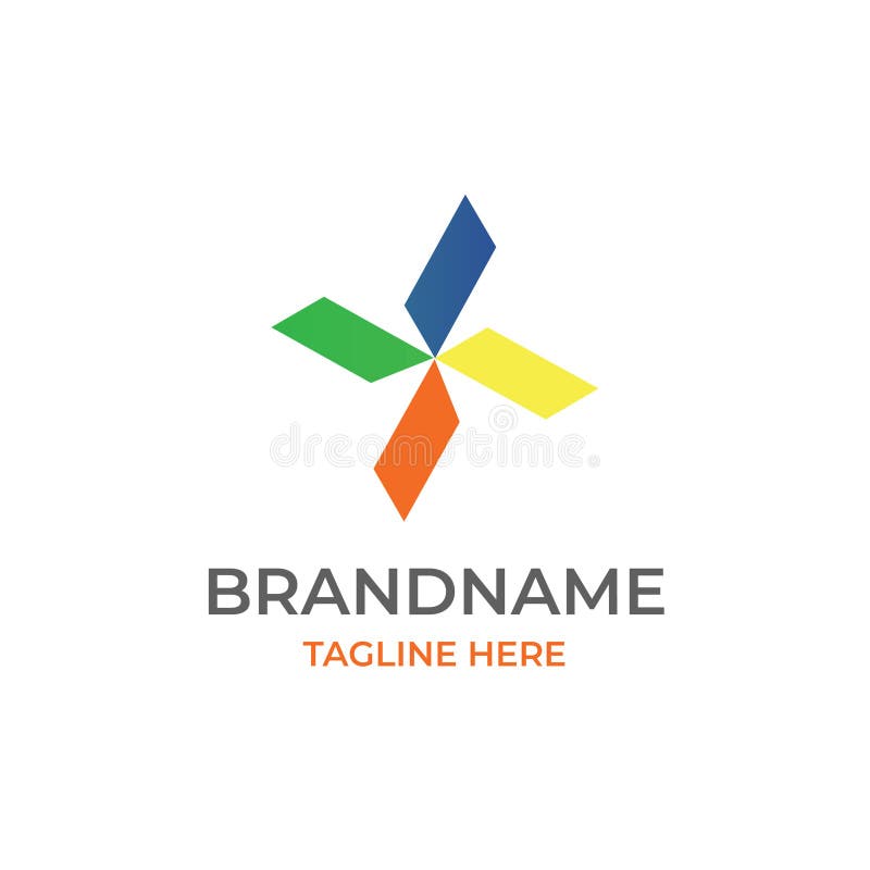 A Creative Stripes Logo Icon Stock Illustration - Illustration of logo ...