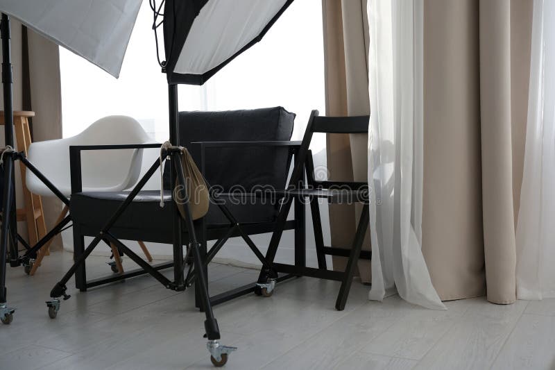 Creative Studio Setup with Natural Light and Minimalist Furnishings ...