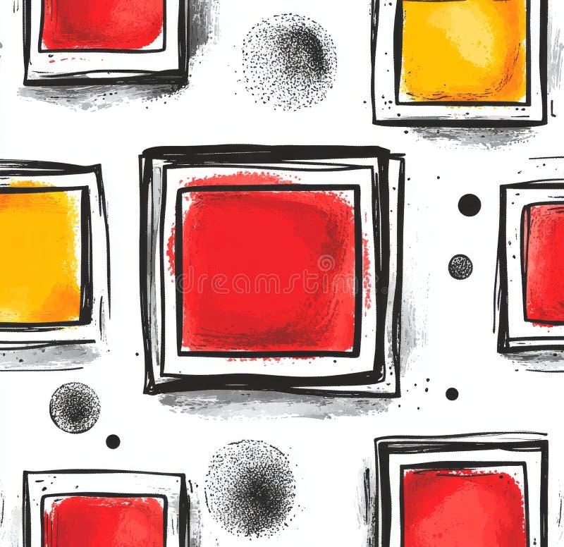 Creative Stylish Doodle Dots Forming a Playful Pattern - Modern Playful ...