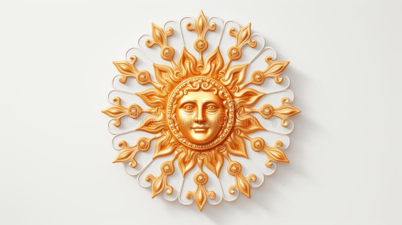 Creative Sun Background for Graphic Design Projects with Minimalist ...