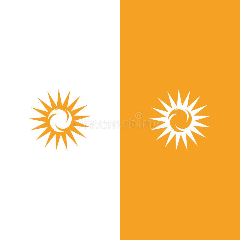 Creative Sun Concept Logo Illustration Stock Vector - Illustration of ...