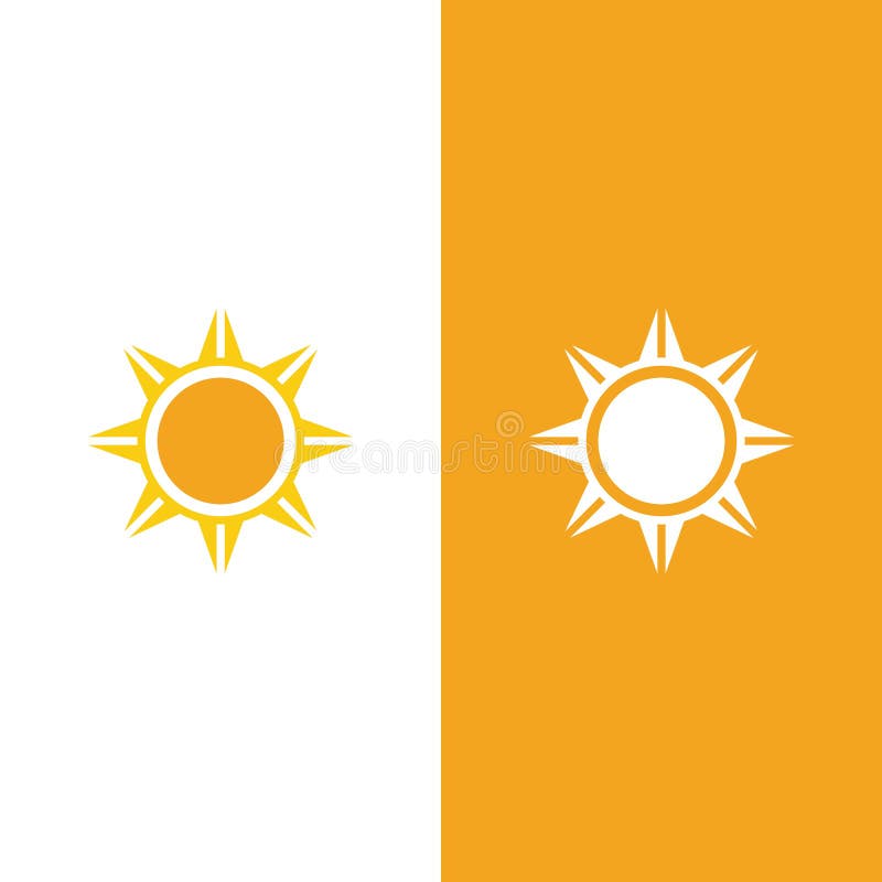 Creative Sun Concept Logo Illustration Stock Vector - Illustration of ...