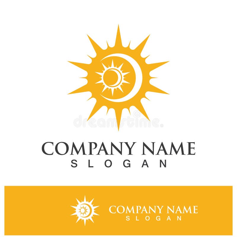 Creative Sun Concept Logo Illustration Stock Vector - Illustration of ...
