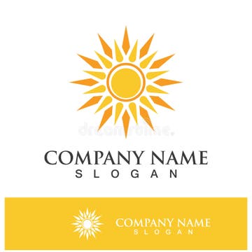 Creative Sun Concept Logo Illustration Stock Vector - Illustration of ...
