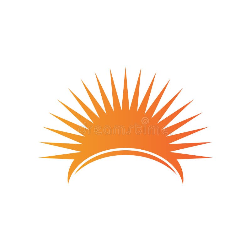 Creative Sun Concept Logo Illustration Stock Vector - Illustration of ...