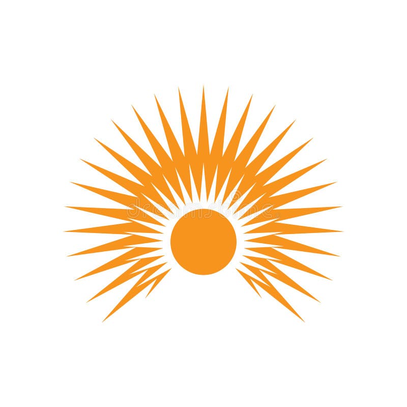 Creative Sun Concept Logo Illustration Stock Vector - Illustration of ...