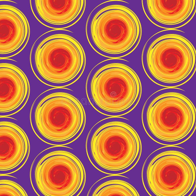 Creative Sun Pattern Purple Background. Vector Stock Vector ...