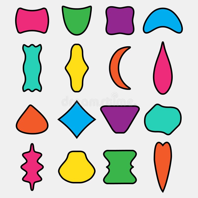 Collection of Modern Design Elements, Patches and Stickers with Place ...