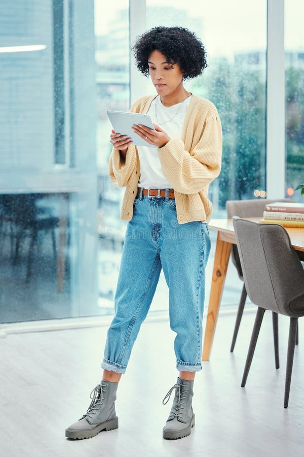 Creative, Tablet and Employee Planning Design Schedule Online on ...