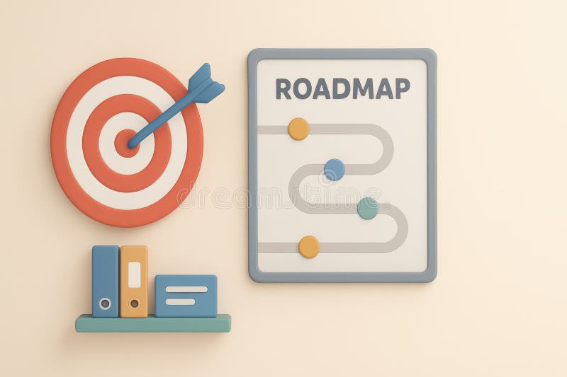 Creative Target and Roadmap Concept for Business Planning and Strategy ...