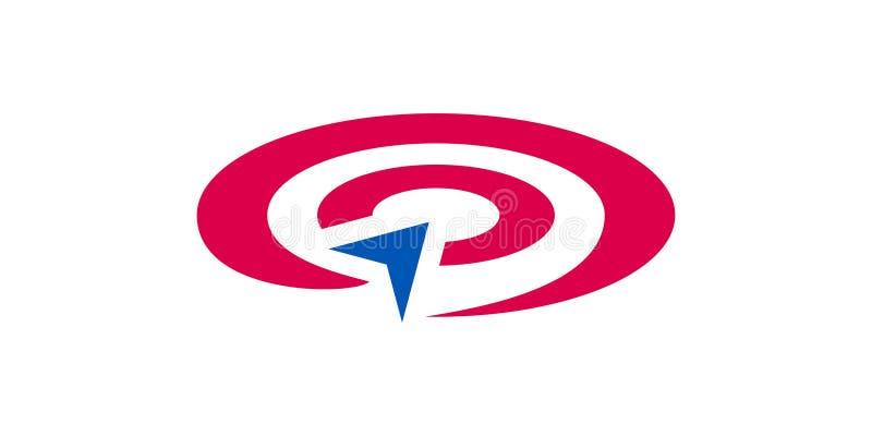 Creative Target and Travel Logo Design Stock Vector - Illustration of ...