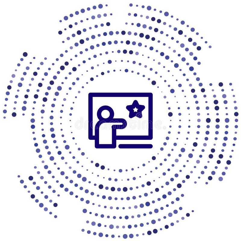 Creative Teaching Vector Icon. Creative Teaching Editable Stroke Stock ...