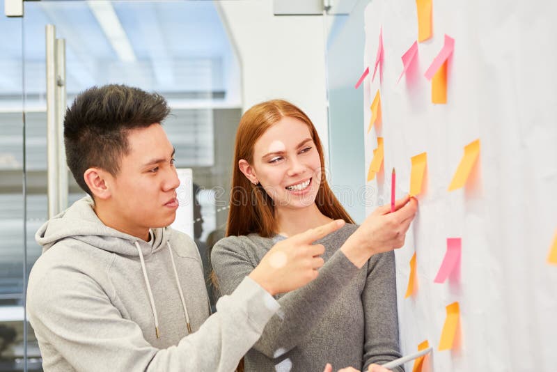 Creative Team in the Brainstorming Workshop Stock Image - Image of ...