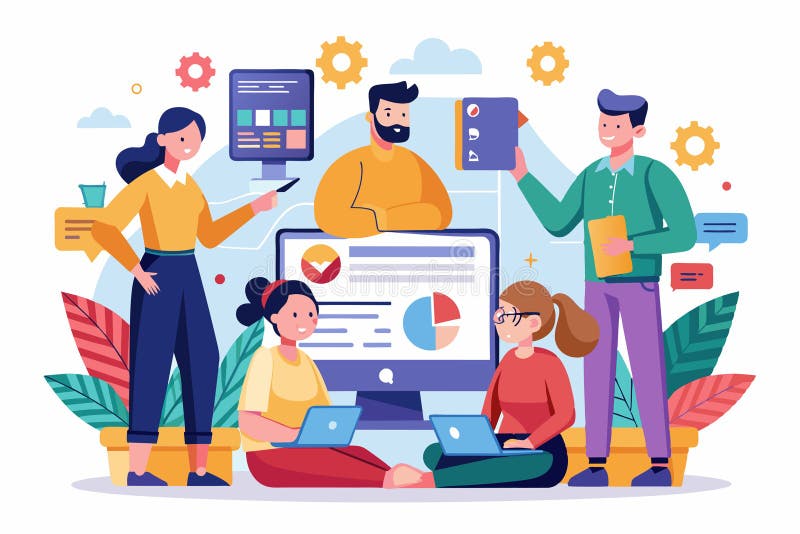 A Creative Team Collaborates on Designing a User-friendly Interface ...