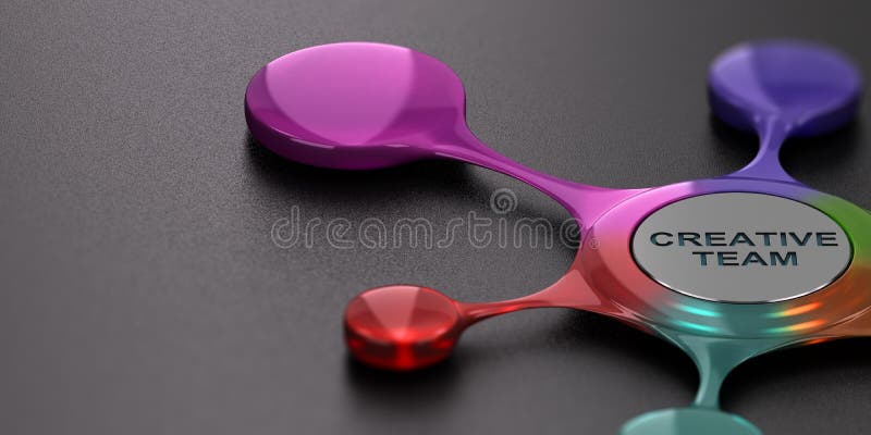 Creative Team, Communication Company Stock Illustration - Illustration ...