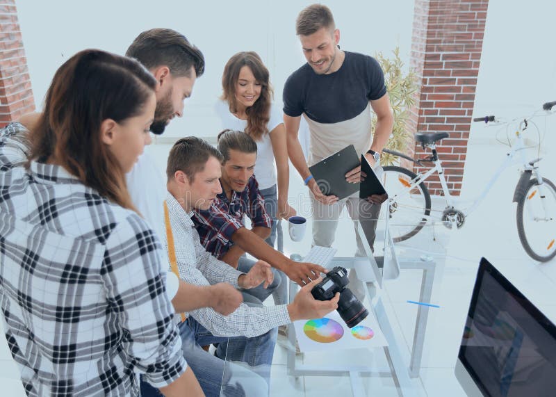 Creative Team Discussing New Ideas Stock Image - Image of design ...