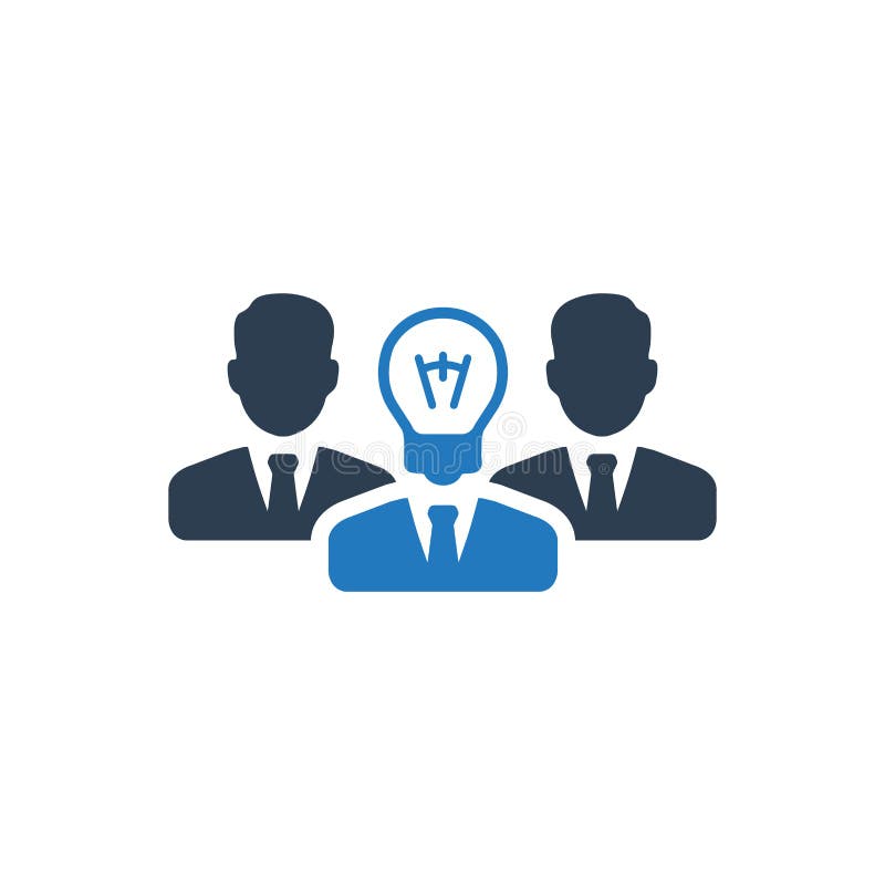 Creative team Icon stock vector. Illustration of manager - 97996584