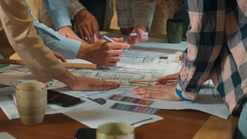 Creative Team Office Group Coworkers Architects Engineers Designers ...