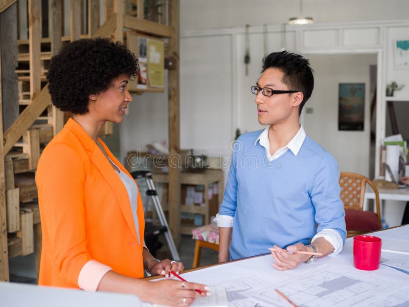 Creative team at work stock photo. Image of education - 63758386