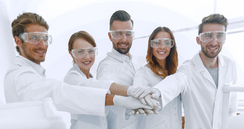 Creative Team of Young Scientists. Stock Photo - Image of doctor ...