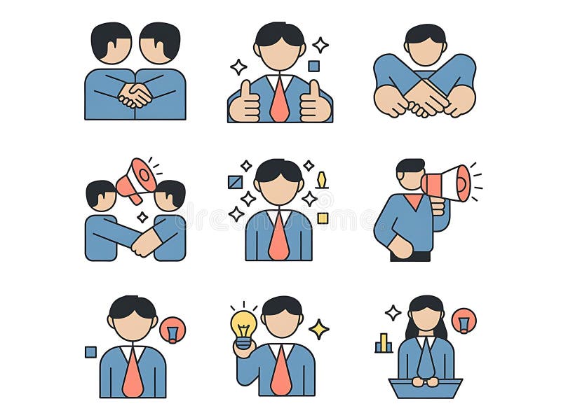 Collaboration Icon Collaboration Flat Icon. Colored Element Sign From