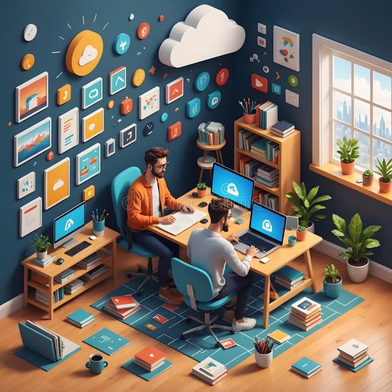 Teamwork Developers Stock Illustrations – 8,441 Teamwork Developers Stock Illustrations, Vectors ...