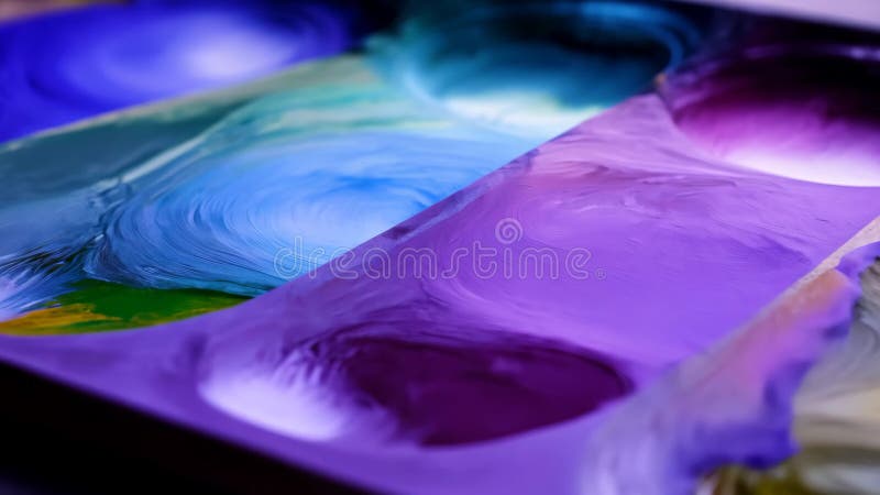 Creative Techniques for Changing Paint Colors in a Vibrant Art Studio ...
