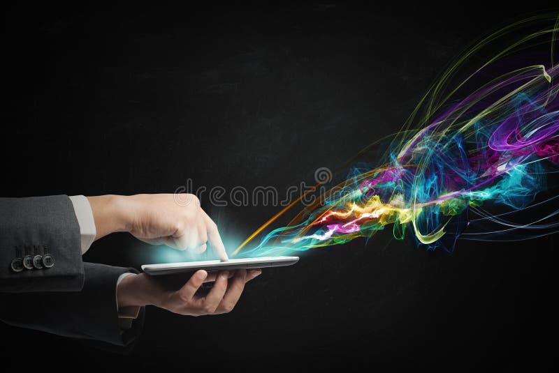 Creative technology stock image. Image of businessman - 40768765