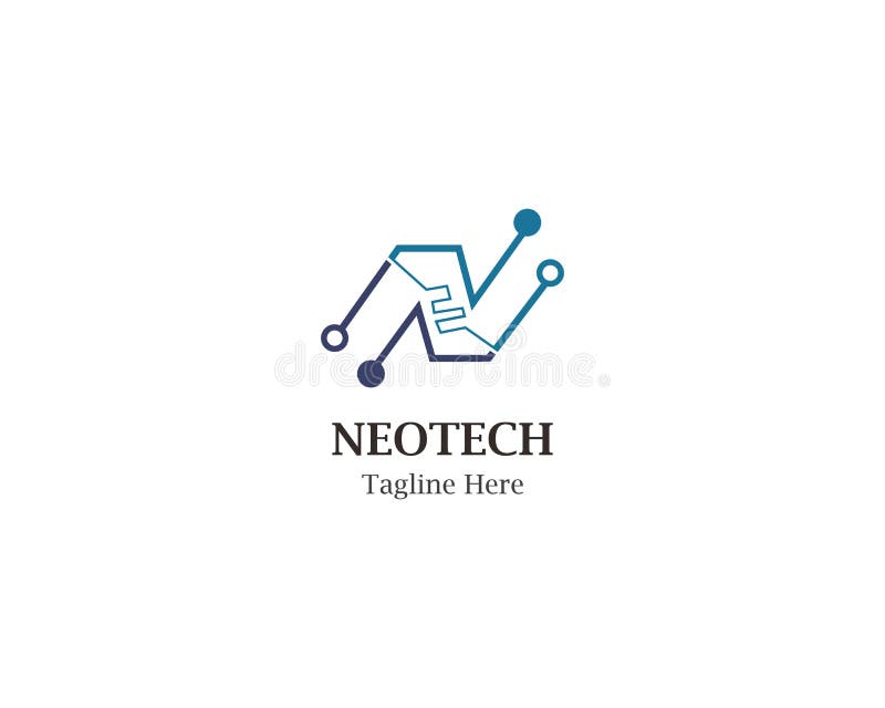 Computer Logo With N